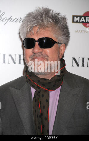 Pedro Almodovar New York premiere of 'Nine' sponsored by Chopard at the ...