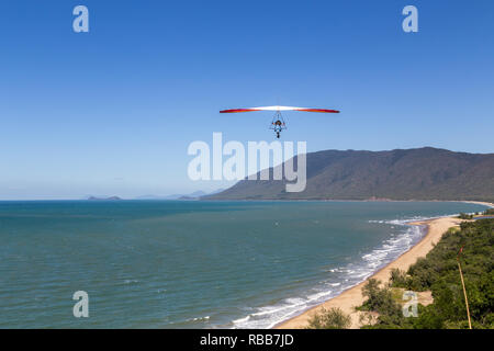 Hang glider at Trinity Bay lookout in Queensland, Australia Stock Photo ...