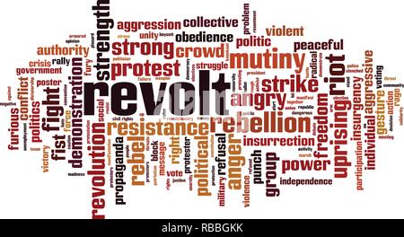 Mutiny word cloud concept. Vector illustration Stock Vector Image & Art ...