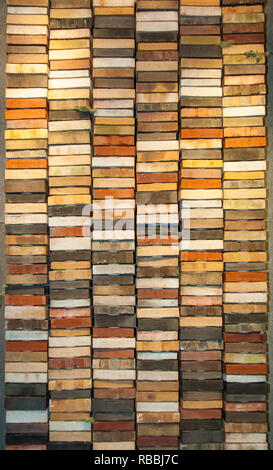new colorful bricks arranged in a row Stock Photo - Alamy