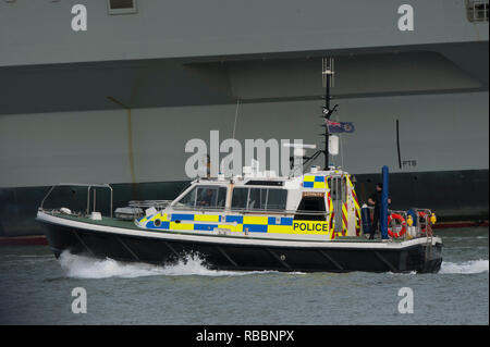 Military Police patrol boat. Portsmouth Harbour UK Stock Photo - Alamy