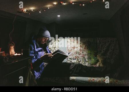 Theo and Bee in their VW van. MEET the British couple who have been ...