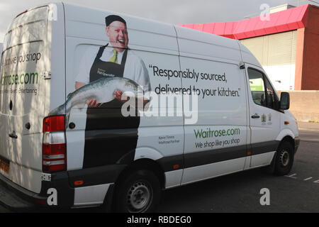John Lewis delivery van Stock Photo - Alamy