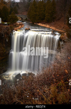 Websters Falls a wonderful waterfall near Hamilton, Ontario Stock Photo ...