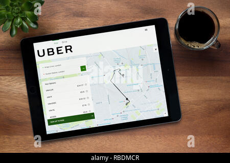 uber website screenshot Stock Photo - Alamy