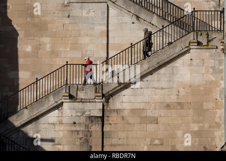 Harbour wall steps Ramsgate Harbour Ramsgate Kent England Stock Photo ...