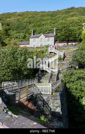 Quarry Hospital museum LlanLlyn Padarn country park Llanberis in North ...