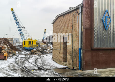 Finkl Steel plant in the Lincoln Park neighborhood Stock Photo - Alamy