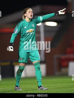 Manchester United's goalkeeper Siobhan Chamberlain Stock Photo - Alamy