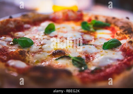Margherita Pizza. Neapolitan pizza made with San Marzano tomatoes ...
