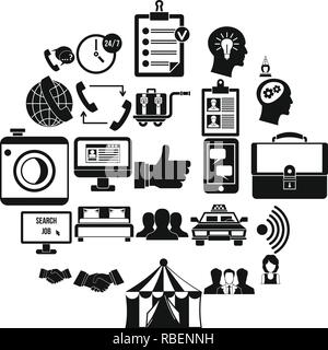 Coherence icons set, simple style Stock Vector Image & Art - Alamy