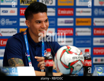 Abu Dhabi, U.A.E. 10th Jan, 2019. The philippines' head coach Sven ...