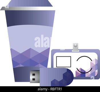 corporate merchandise elements cartoon Stock Vector Image & Art - Alamy