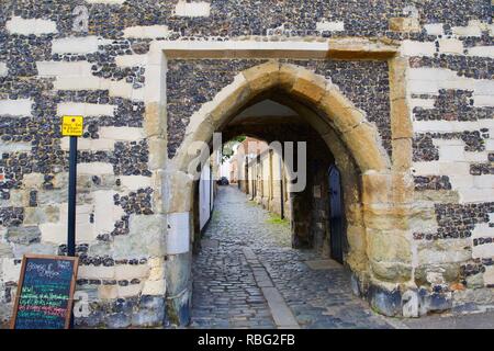 The Fisher Gate, Sandwich, Kent, England Stock Photo - Alamy