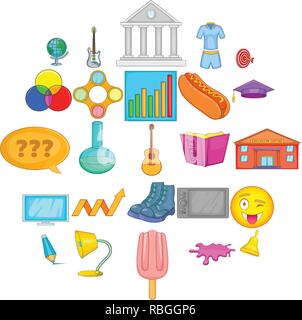 Elite icons set, cartoon style Stock Vector Image & Art - Alamy