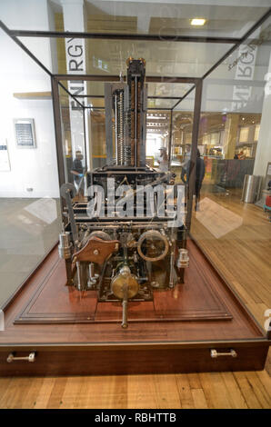 Analytical machine of Charles Babbage Stock Photo - Alamy