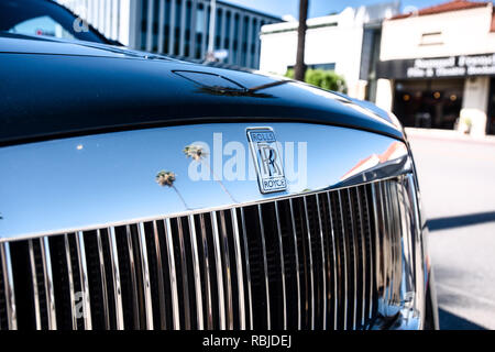 Rolls Royce Grill. Los Angeles Stock Photo - Alamy