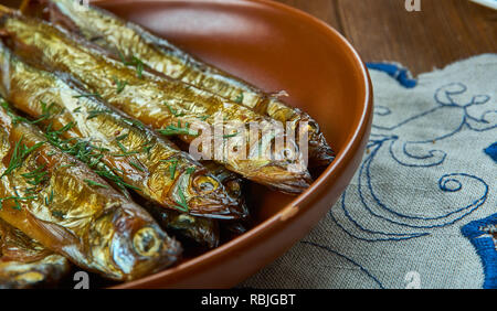 Buckling - hot-smoked herring similar to the kipper and the bloater ...