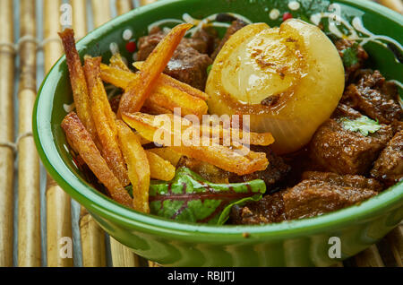 Sali Boti - Parsi Meat Dish, mutton curry with prominent flavours of ...