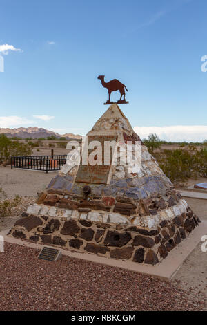 Hi Jolly's Tomb in Quartzsite Cemetery, Quartzsite, Arizona, United ...