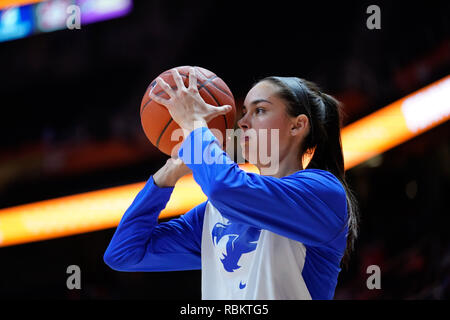 January 10, 2019: Maci Morris #4 of the Kentucky Wildcats shoots a free ...