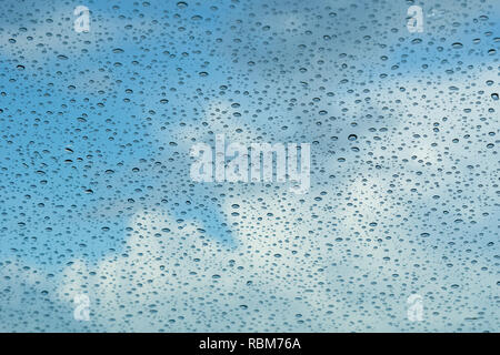 blue sky and blurry white clouds. clear sunny day. picture for ...