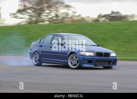E46 shape BMW 320d 3 Series German saloon car Stock Photo - Alamy