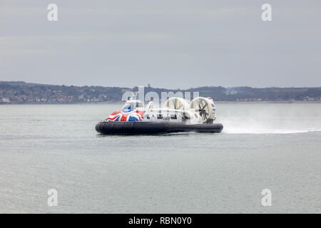 The Hover travel, hovercraft, terminal in Southsea, Portsmouth, England ...