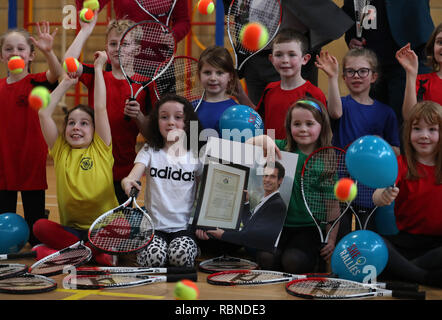 Primary three pupils Holly Anderson (right) with Emily Sorbie with ...
