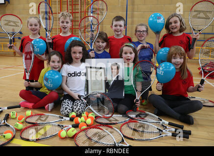 Primary three pupils Holly Anderson (right) with Emily Sorbie with ...