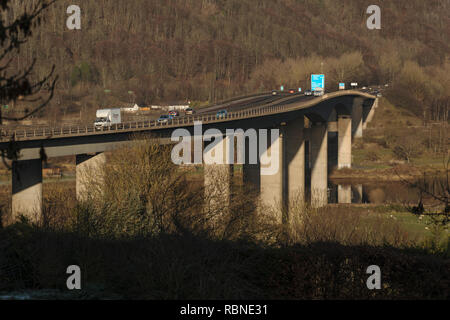 Friarton bridge, at Perth, is a major element of the motorway network ...