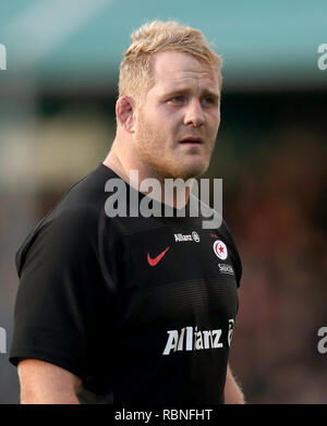 Saracens' Calum Clark Stock Photo - Alamy