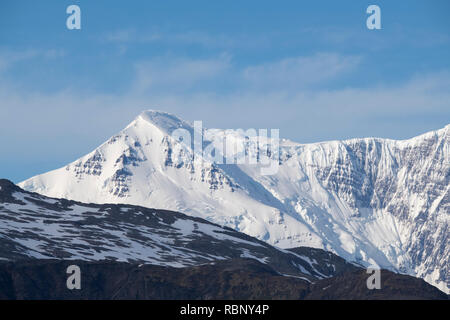 South Georgia. View of South Georgia's highest peak, Mount Paget, from ...