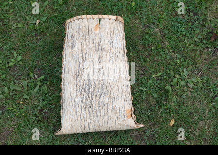 Traditionally created First Nations' implements at the Micmac ...