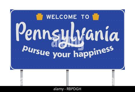 Pennsylvania Welcome Sign Stock Photo: 24904640 - Alamy