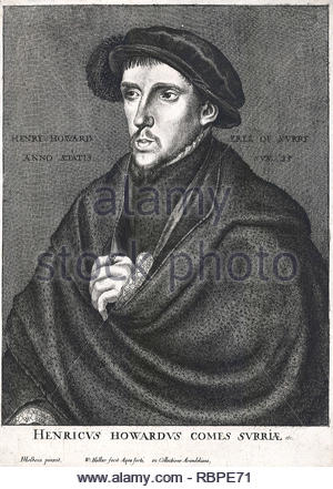 Henry Howard, Earl of Surrey, poet executed for treason 1517-1547 ...