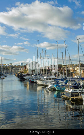 boats penarth marina cardiff glamorgan south wales uk Stock Photo - Alamy