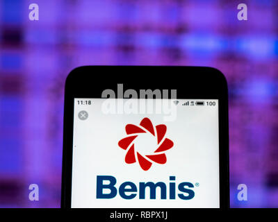 Bemis Manufacturing Company logo seen displayed on smart phone Stock ...