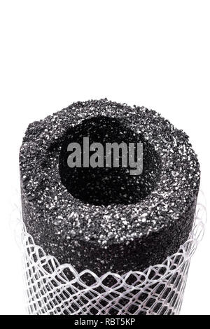Carbon pellets of water filters in a cut Stock Photo - Alamy