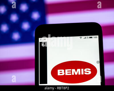 Bemis Manufacturing Company logo seen displayed on smart phone Stock ...