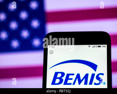 Bemis Manufacturing Company logo seen displayed on smart phone Stock ...