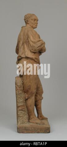 A Man in Ragged Clothes with a Mixing Bowl Stock Photo - Alamy