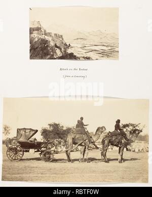 -Attock on the Indus River- From a Drawing- MET DP146175 287675 Stock ...