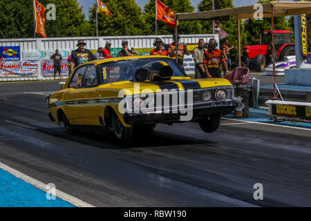 Australian Ford Falcon drag racing car Stock Photo - Alamy