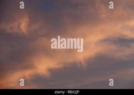 Low-level stratocumulus clouds with blue sky Stock Photo - Alamy