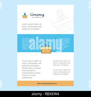Hotline brochure template layout. Call center. Flyer, booklet, leaflet ...
