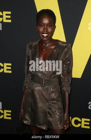 Kuoth Wiel at the world premiere of "VICE'" held at the Academy of ...