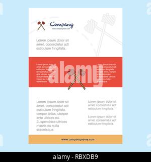 Template layout for Axe comany profile ,annual report, presentations ...