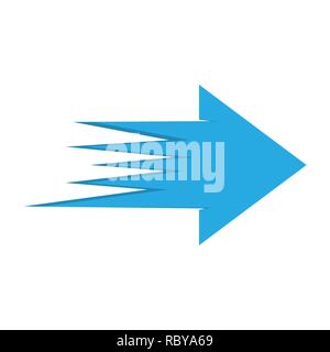 White link sign on blue background with long shadow. Chain icon in flat ...