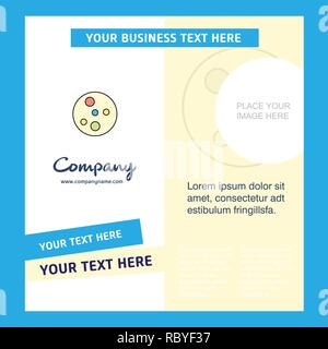 Bacteriology brochure template. Lab research, microbiology Flyer ...